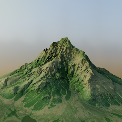 Desert Terrain | FREE Terrains models | BlenderKit