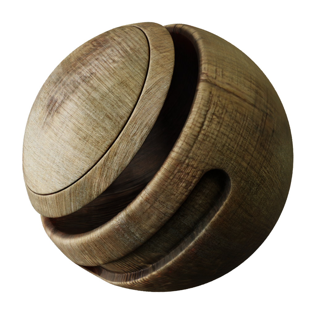 Sanded Oak | FREE wood materials | BlenderKit