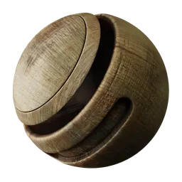 Sanded Oak | FREE wood materials | BlenderKit