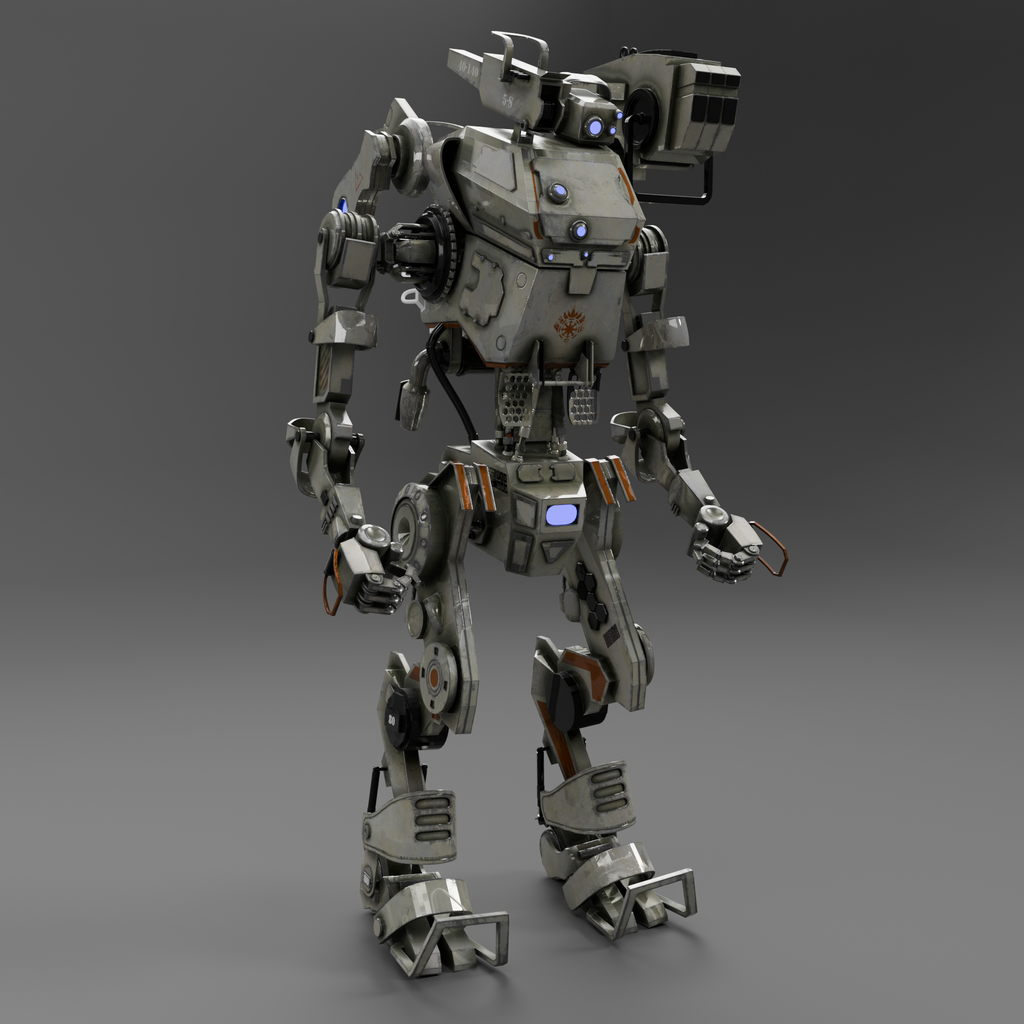 Titanfall Stryder | Robotics models | BlenderKit