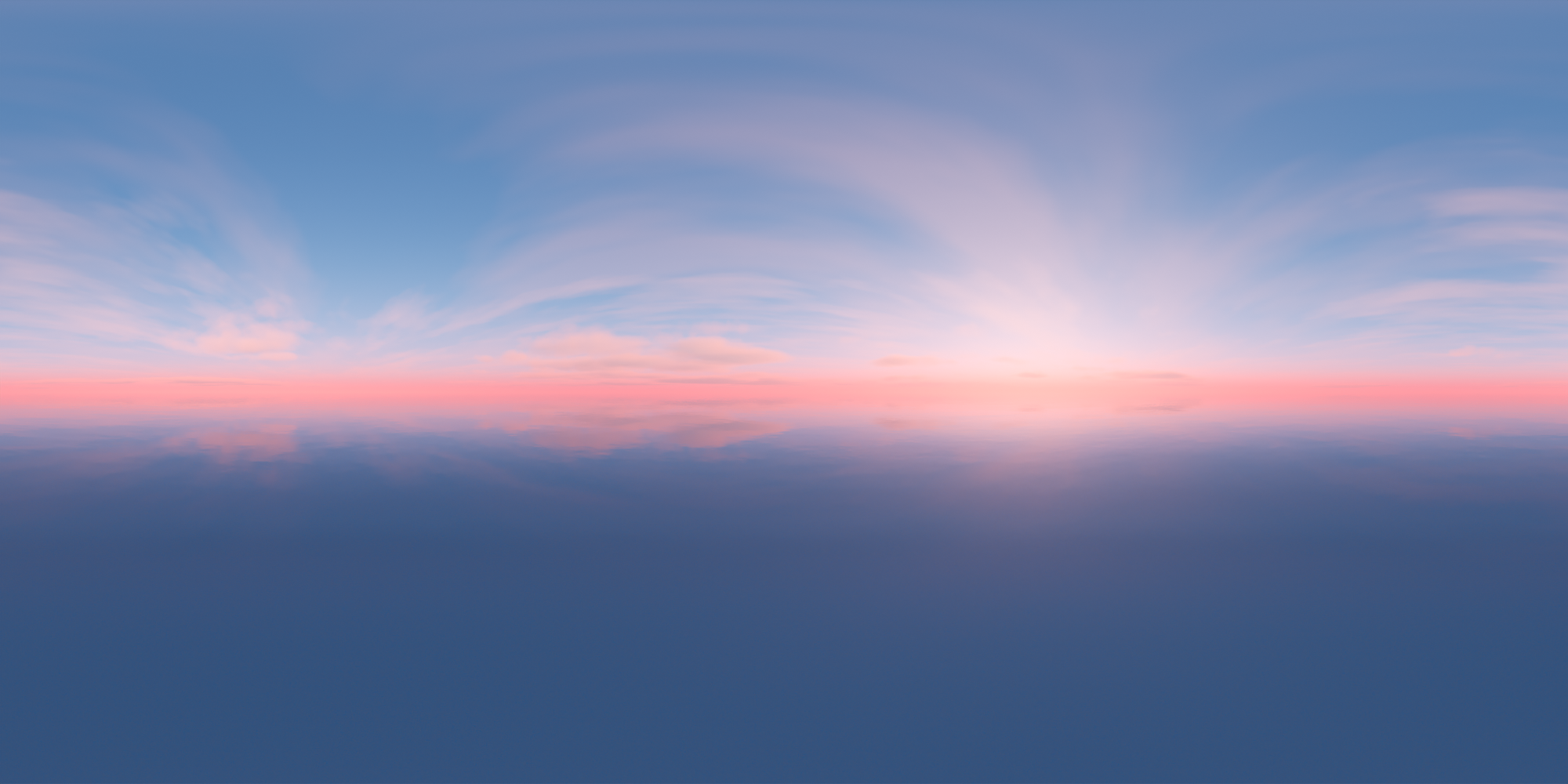 Pink Colorful Sunset Sky | Nature HDRis | BlenderKit