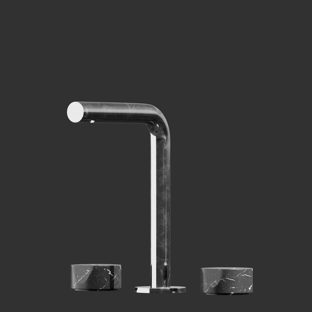 Faucet AF21 Nero Marquina by Fantini | Bathroom Faucets models | BlenderKit