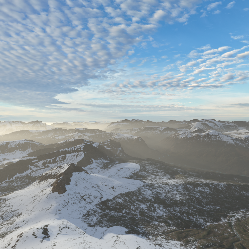 Large Landscape Mountain Terrain | Nature scenes | BlenderKit