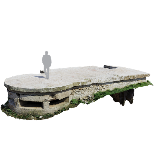 Old Concrete Bunker PBR Scan | Historic Buildings models | BlenderKit