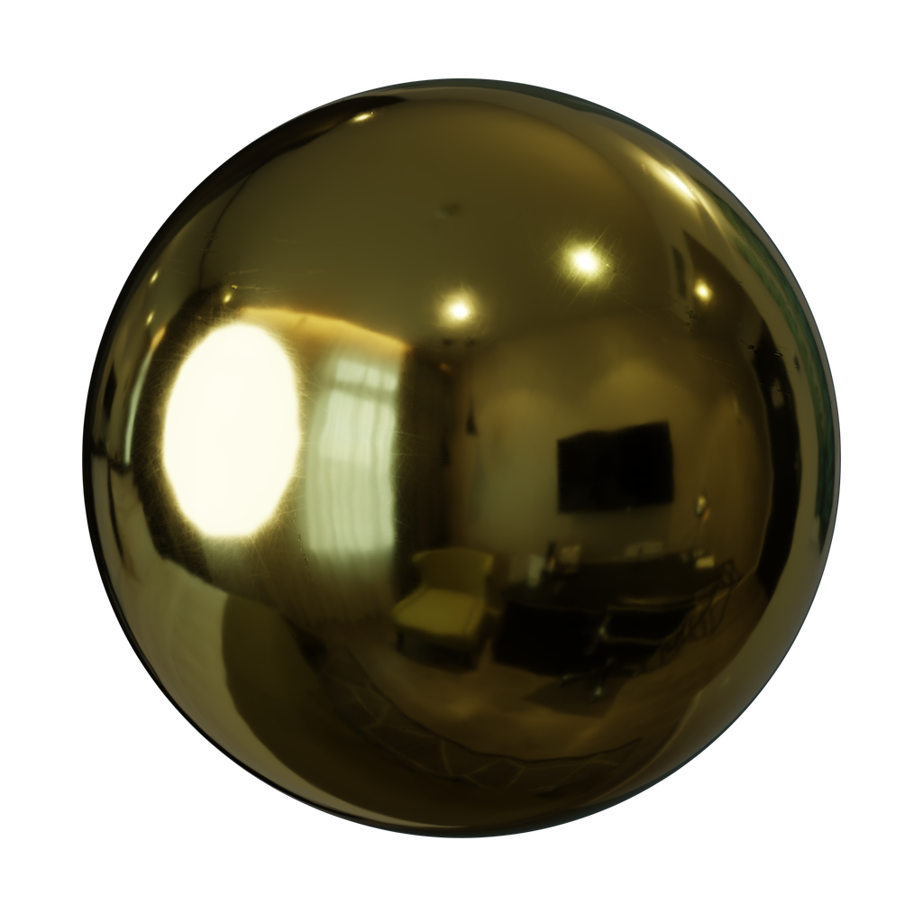 PBR scratched gold metal | FREE metal materials | BlenderKit