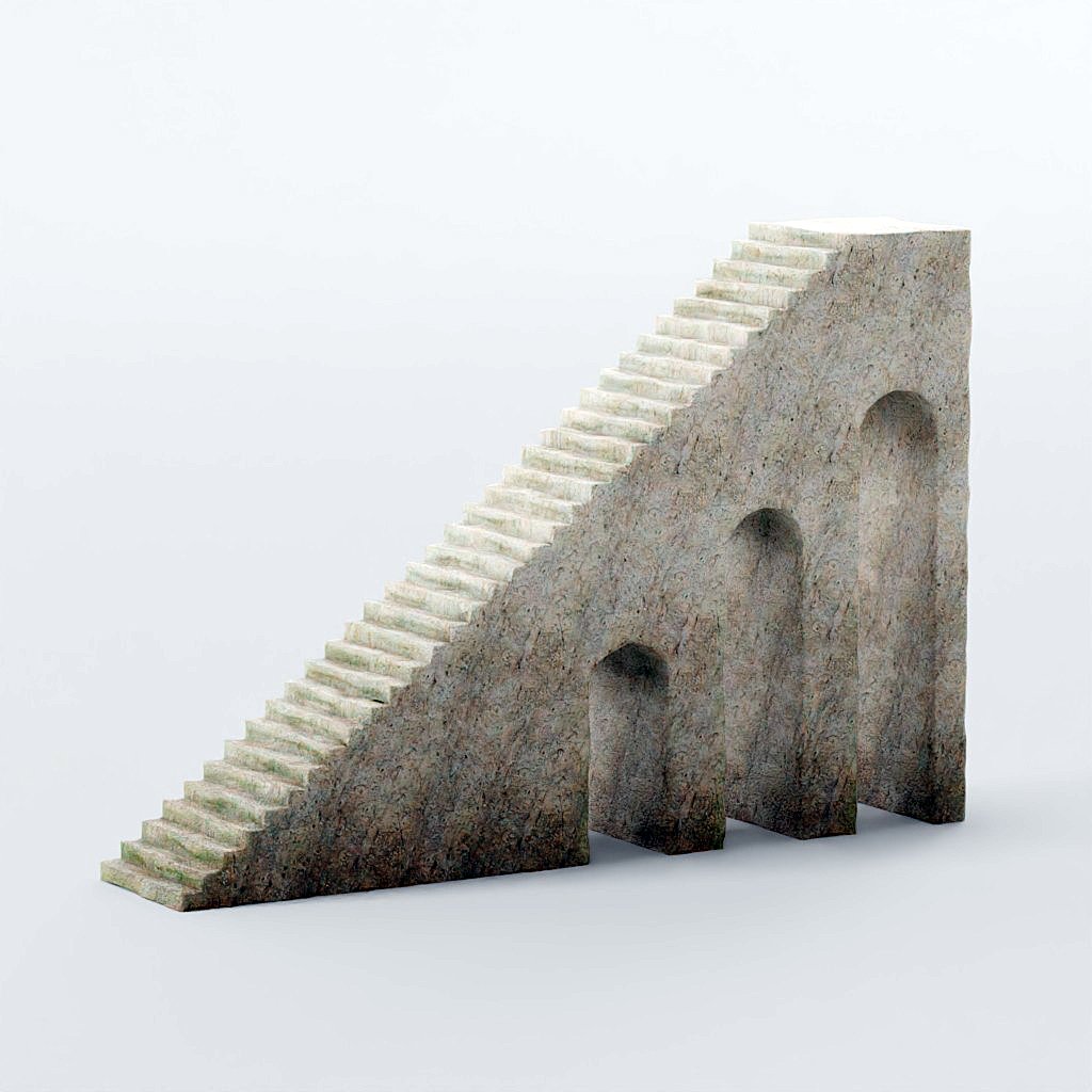 Stone Steps | Stairs models | BlenderKit