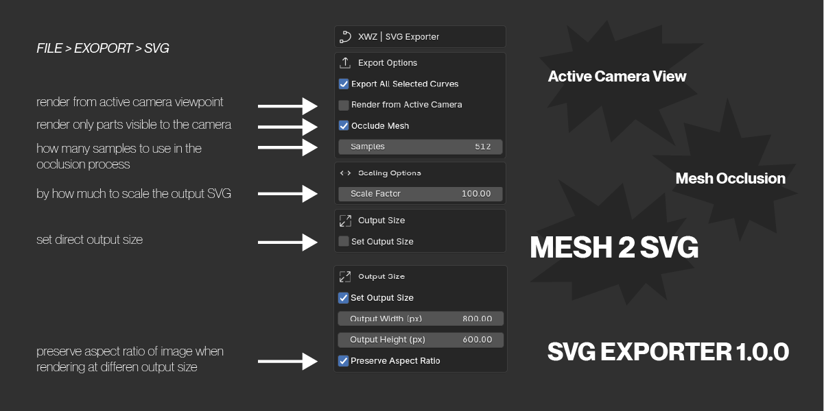 SVG Exporter 1.0.0 | BlenderKit