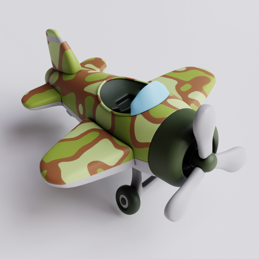Cessna 172 - Aircraft | 3D Airplane models | BlenderKit