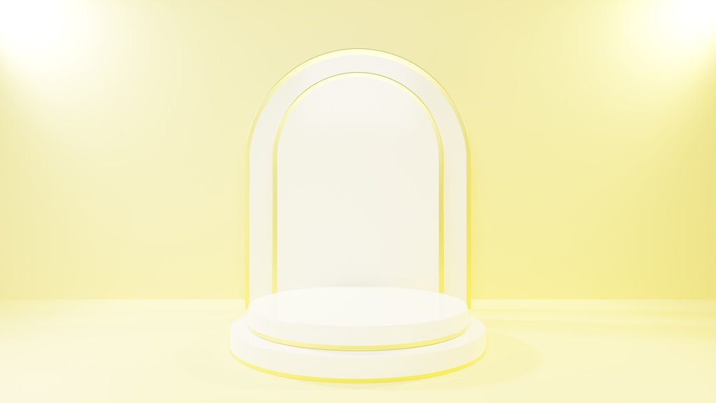 3D Free Podium | FREE Studio scenes | BlenderKit