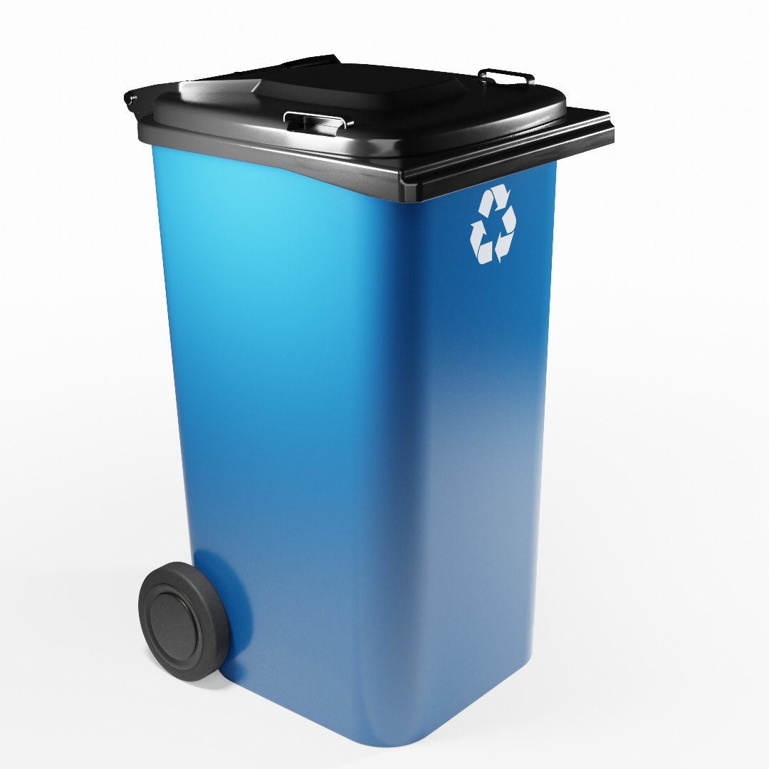 Trash bin | FREE Containers models | BlenderKit