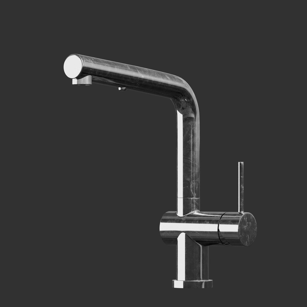 Faucet Contemporary CRIKT500 | Kitchen Faucets models | BlenderKit