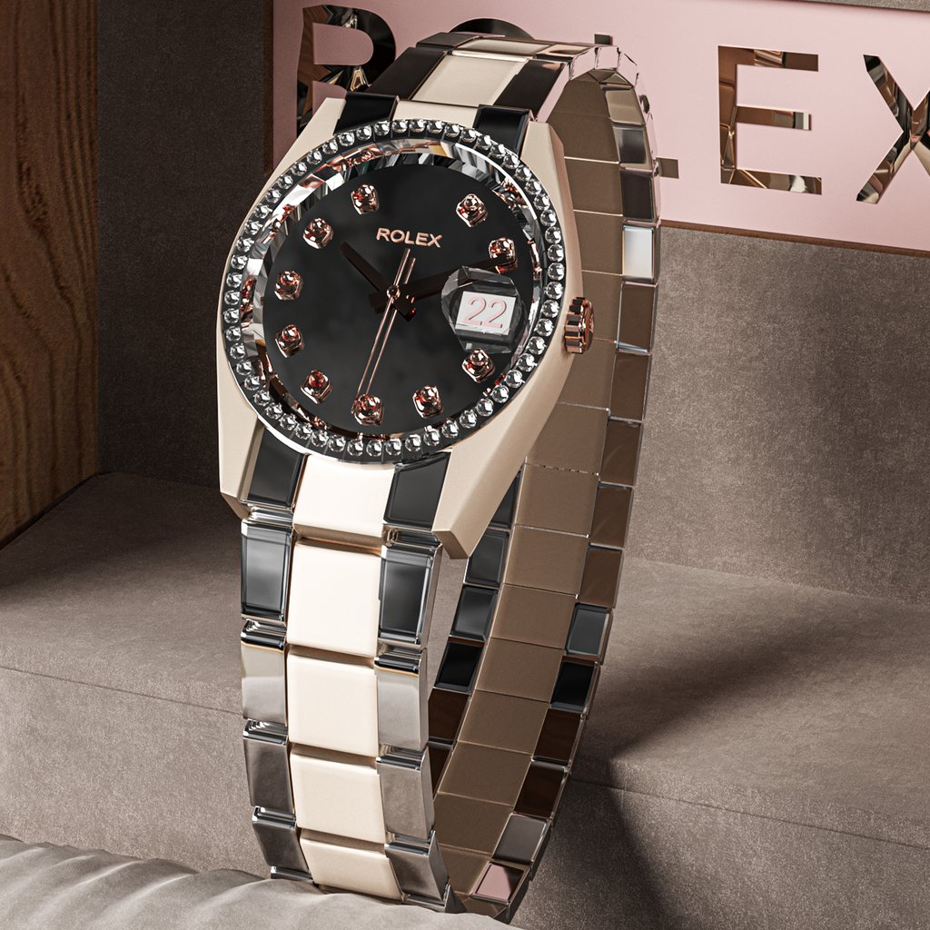 Lauxry rolex watch | Clocks models | BlenderKit
