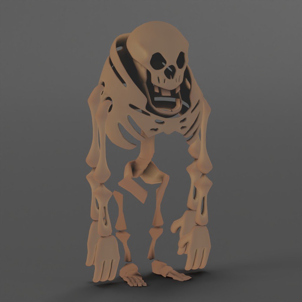 Stylised skelton | Men models | BlenderKit