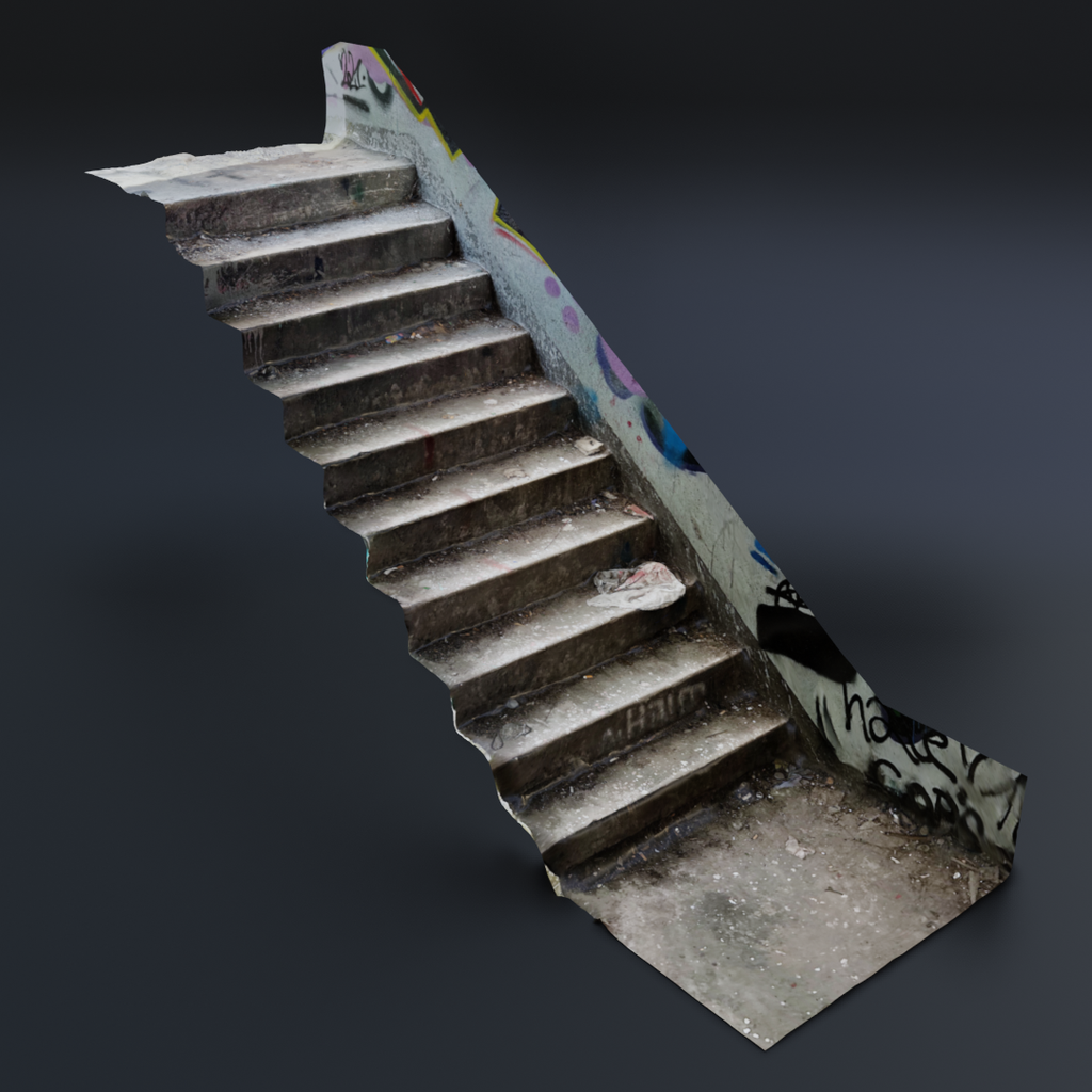 Stairs (Photoscanned) | FREE Stairs models | BlenderKit
