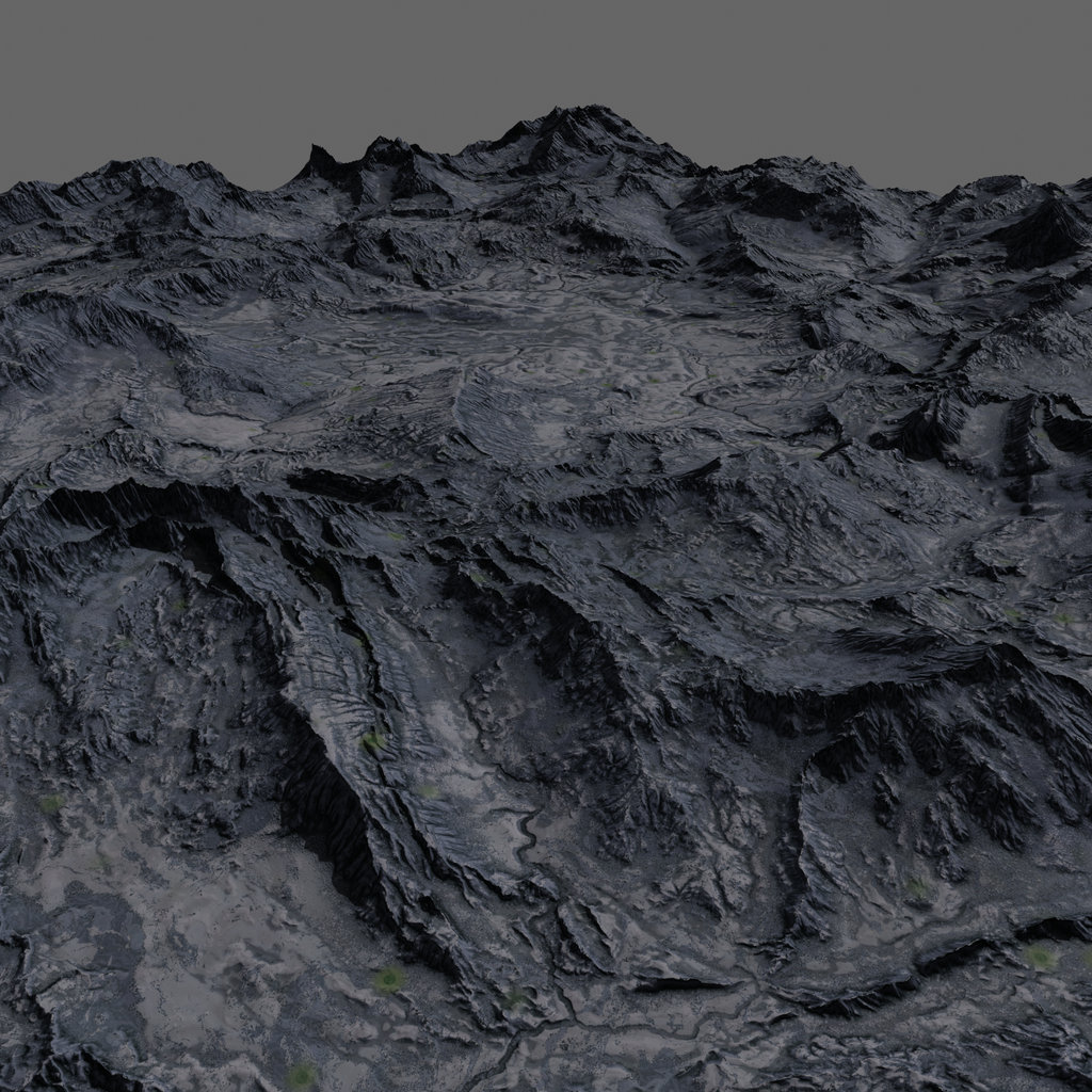 Rocky Mountain Terrain | Terrains models | BlenderKit