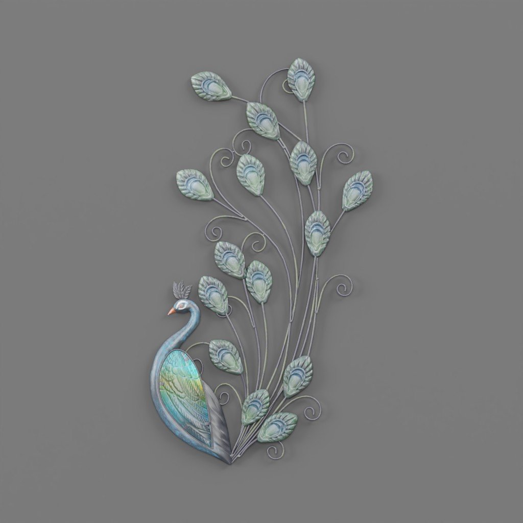 Metal Wall Art – Colorful Peacock Design | Decorative Pictures models ...