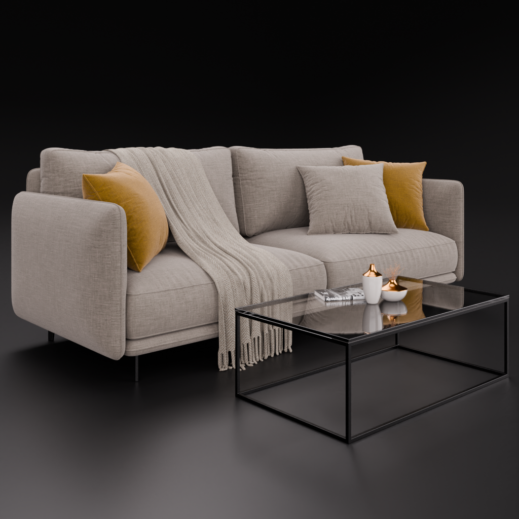 Sofa Krisby | Sofas models | BlenderKit