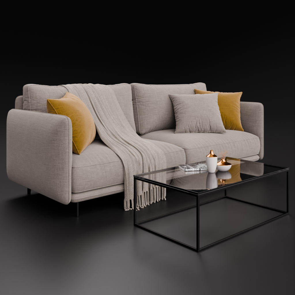 Sofa Krisby | Sofas models | BlenderKit