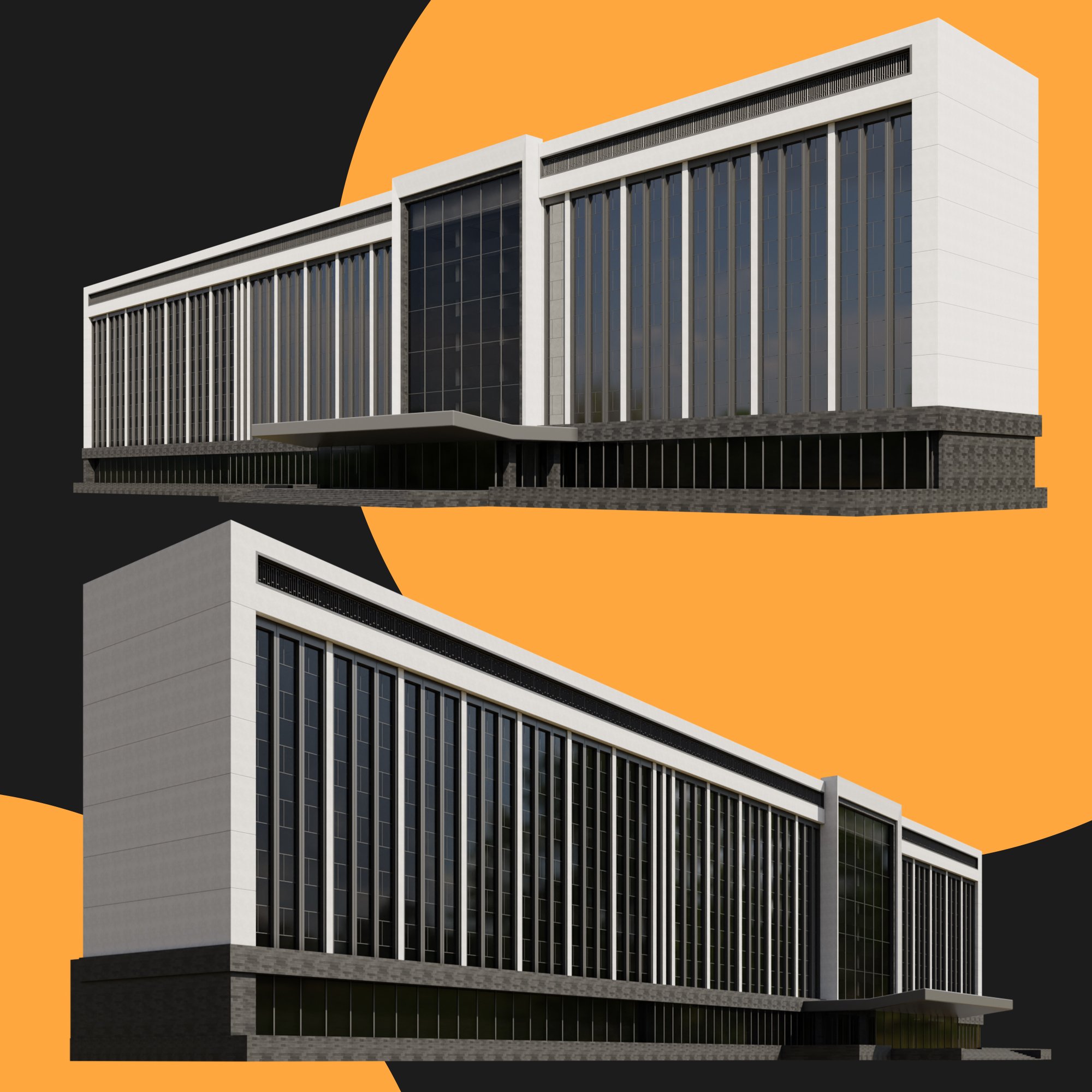 University | Commercial Buildings models | BlenderKit