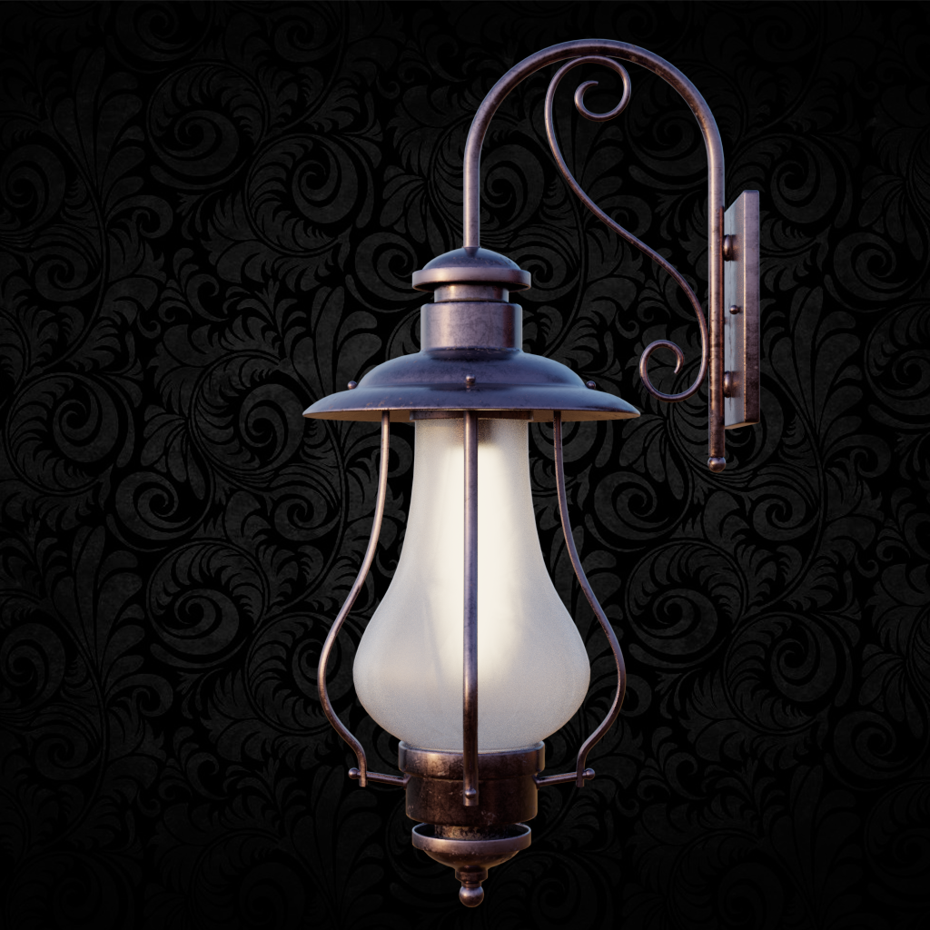 Wall lantern | Wall Light models | BlenderKit