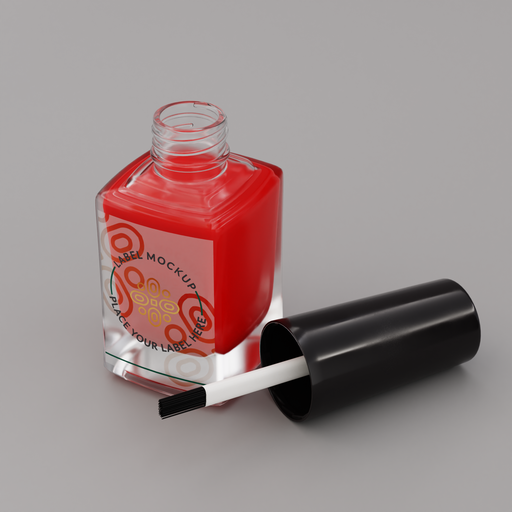 Nail polish | Containers models | BlenderKit