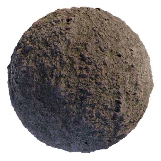 Mud and grass | FREE dirt materials | BlenderKit