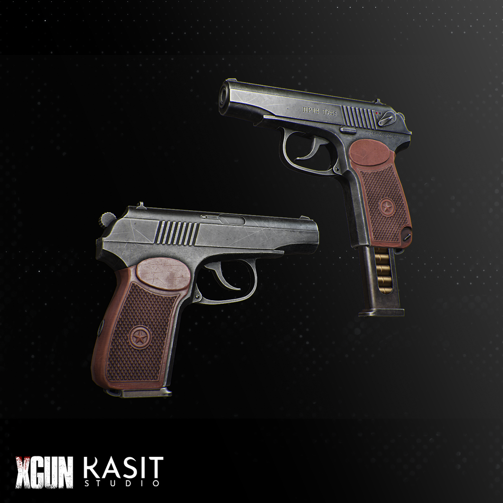 Makarov pistol | Historical Weapons models | BlenderKit
