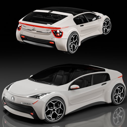 Lowpoly Car | Concept Cars models | BlenderKit