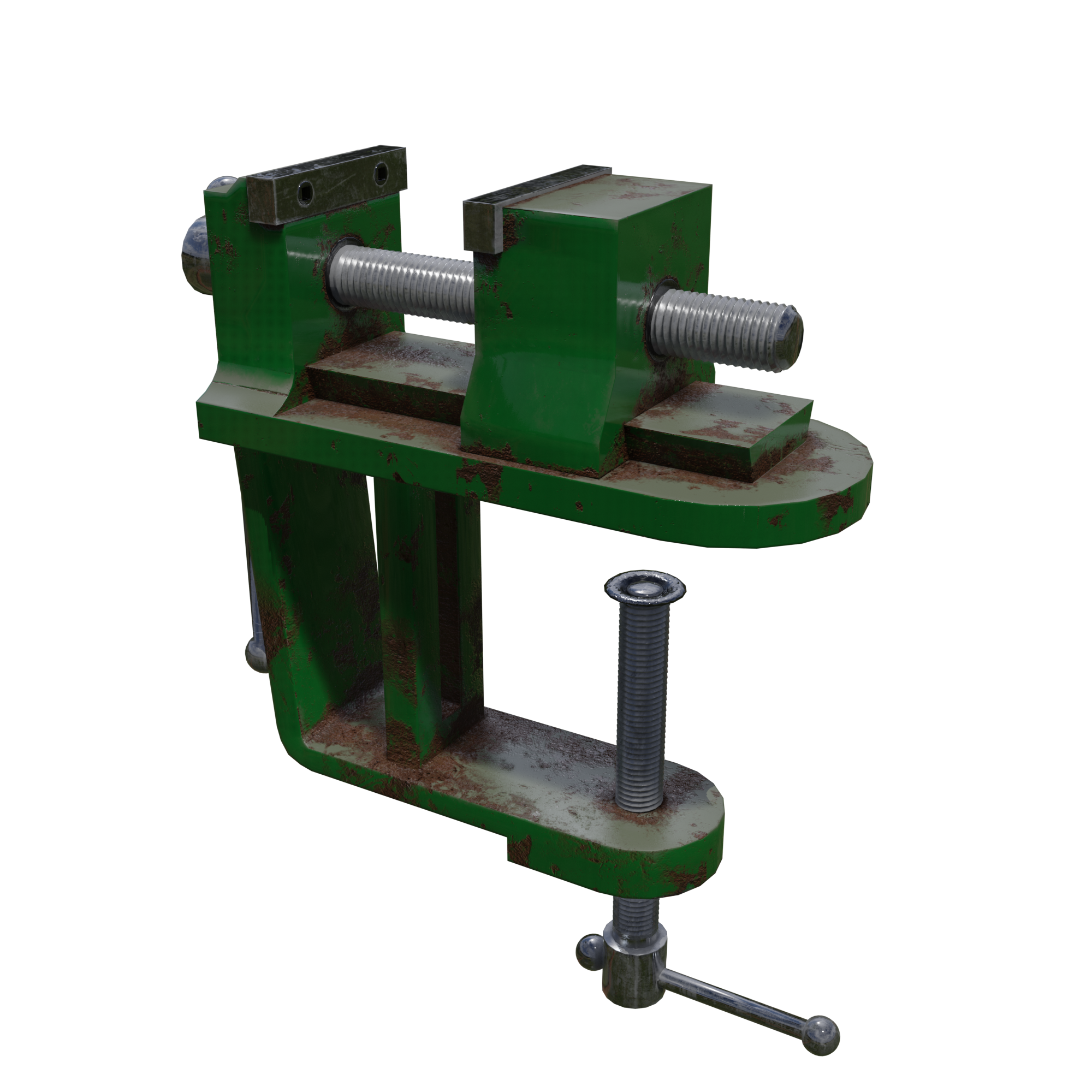 Old vise | Handtools models | BlenderKit