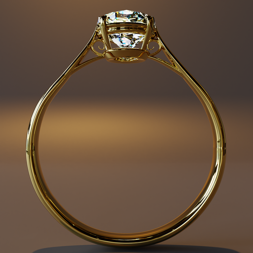 Diamond ring. | Accessories models | BlenderKit