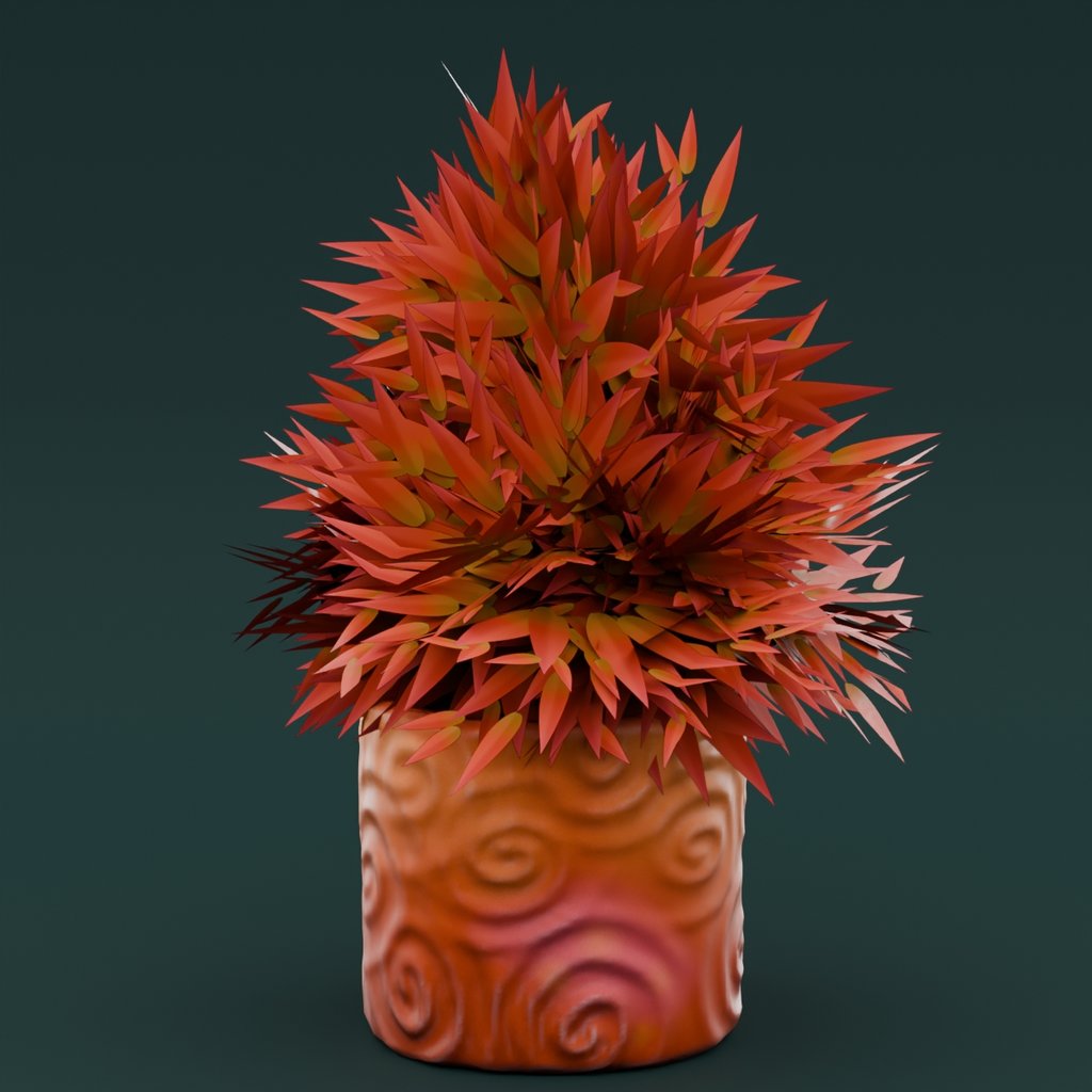 Game plant and planter | Indoor Plants models | BlenderKit