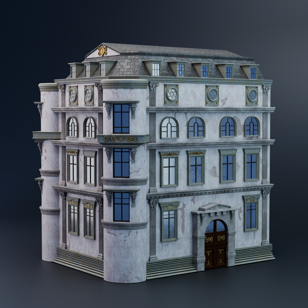 Building | Historic Buildings models | BlenderKit