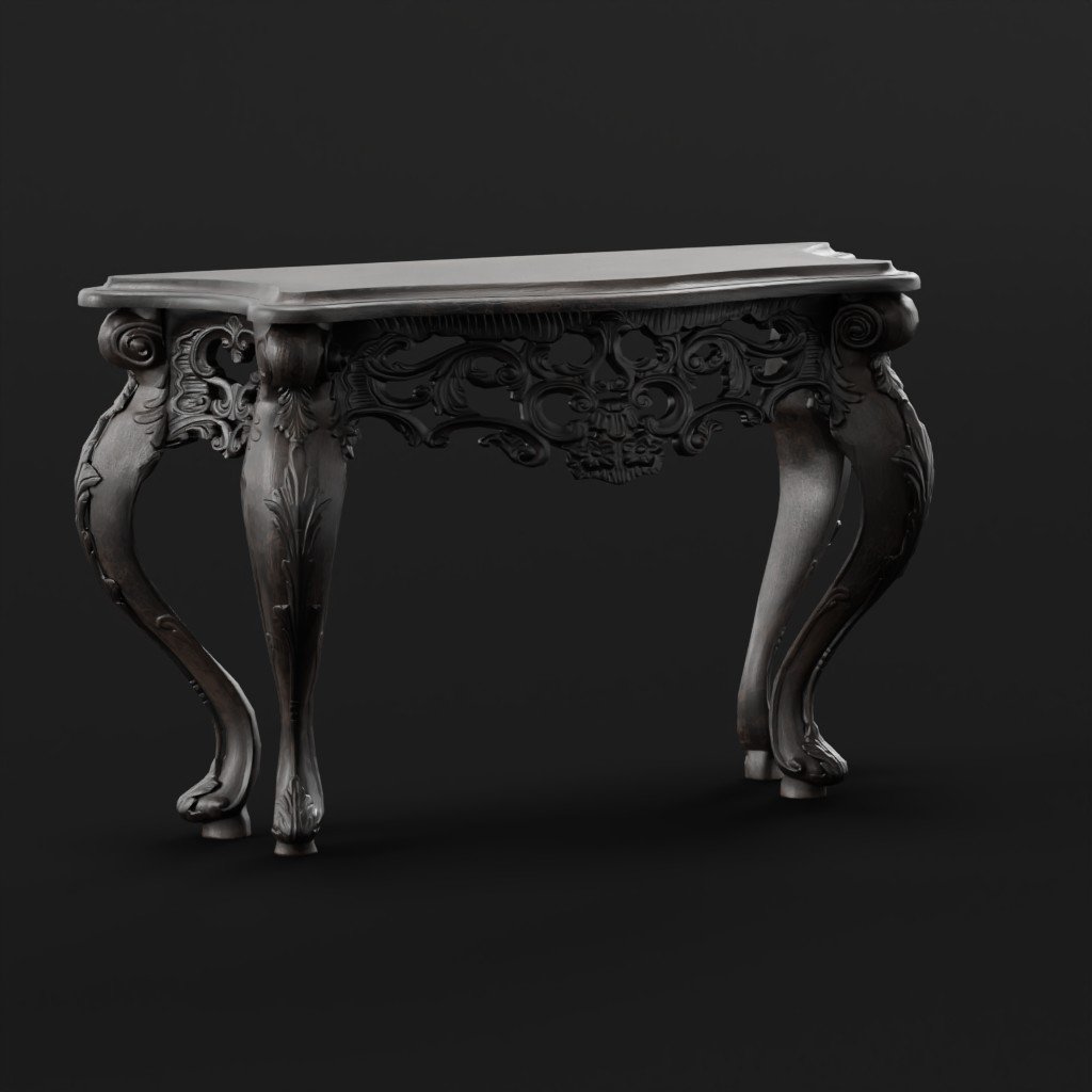 Round table with succulent | FREE Tables models | BlenderKit