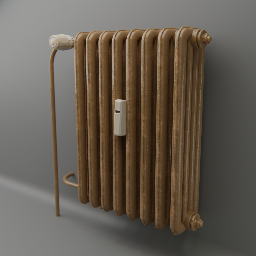 Cast Iron Radiator | FREE Interior Design models | BlenderKit