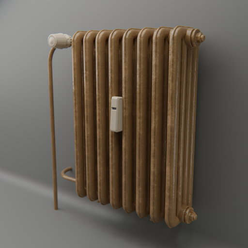 Cast Iron Radiator | FREE Interior Design models | BlenderKit