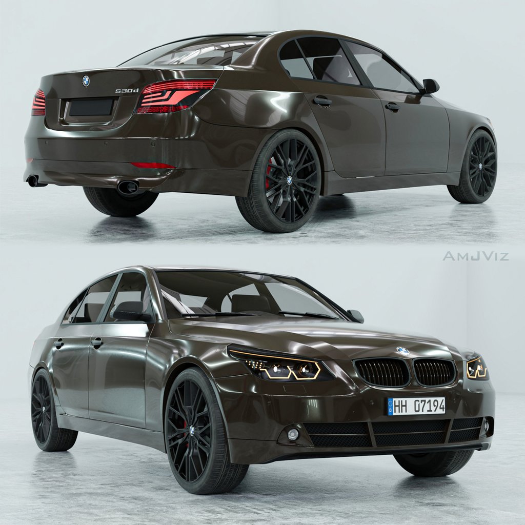 Bmw 5-series | FREE Modern Cars models | BlenderKit