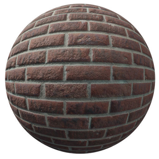 Brick dark red | FREE bricks materials | BlenderKit