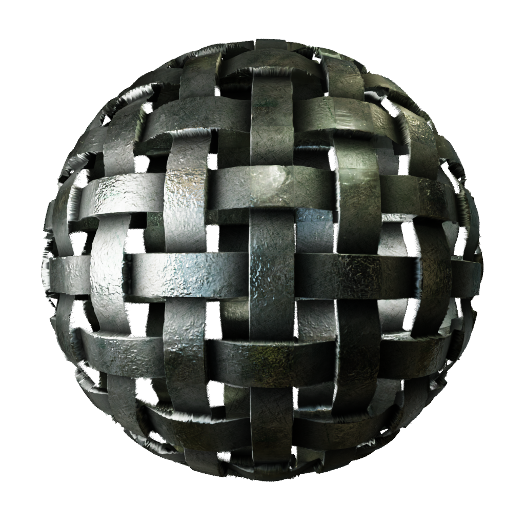 Metal Rusty Grate Weave | FREE metal materials | BlenderKit