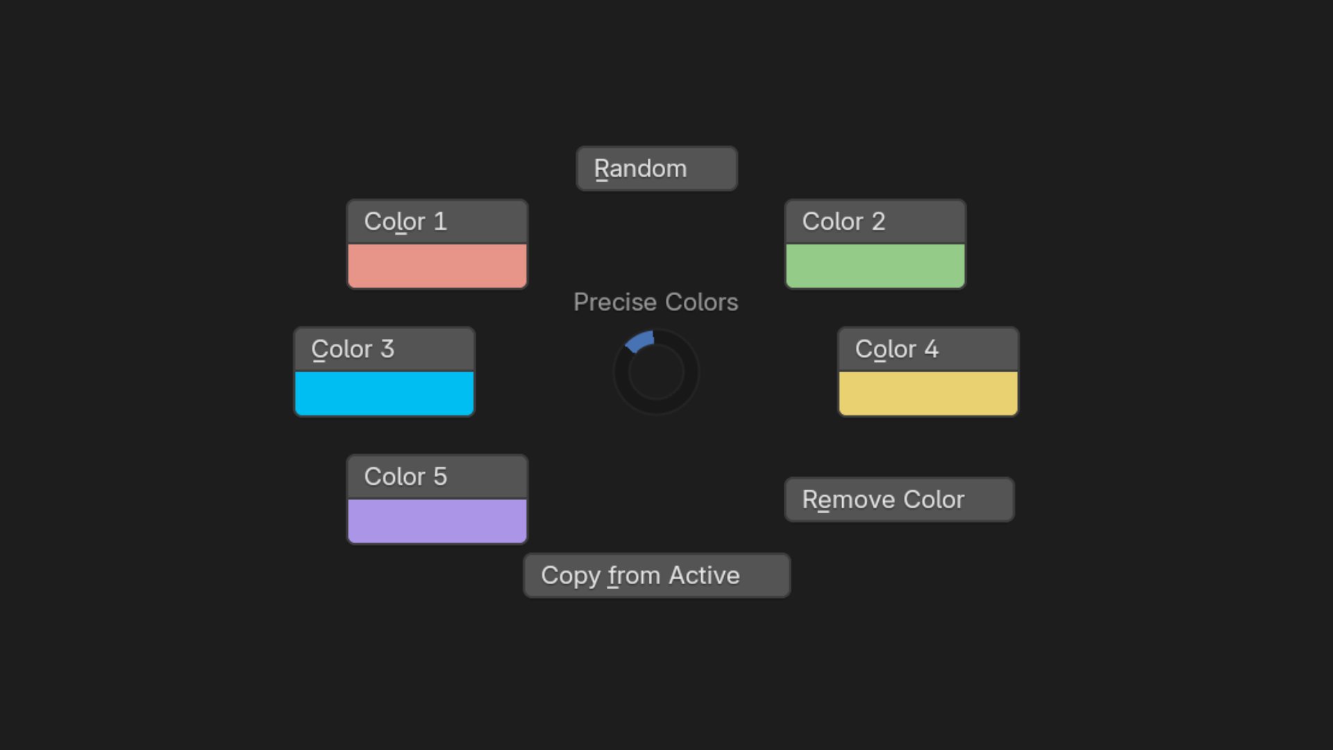 Node Color Tools Pie | BlenderKit