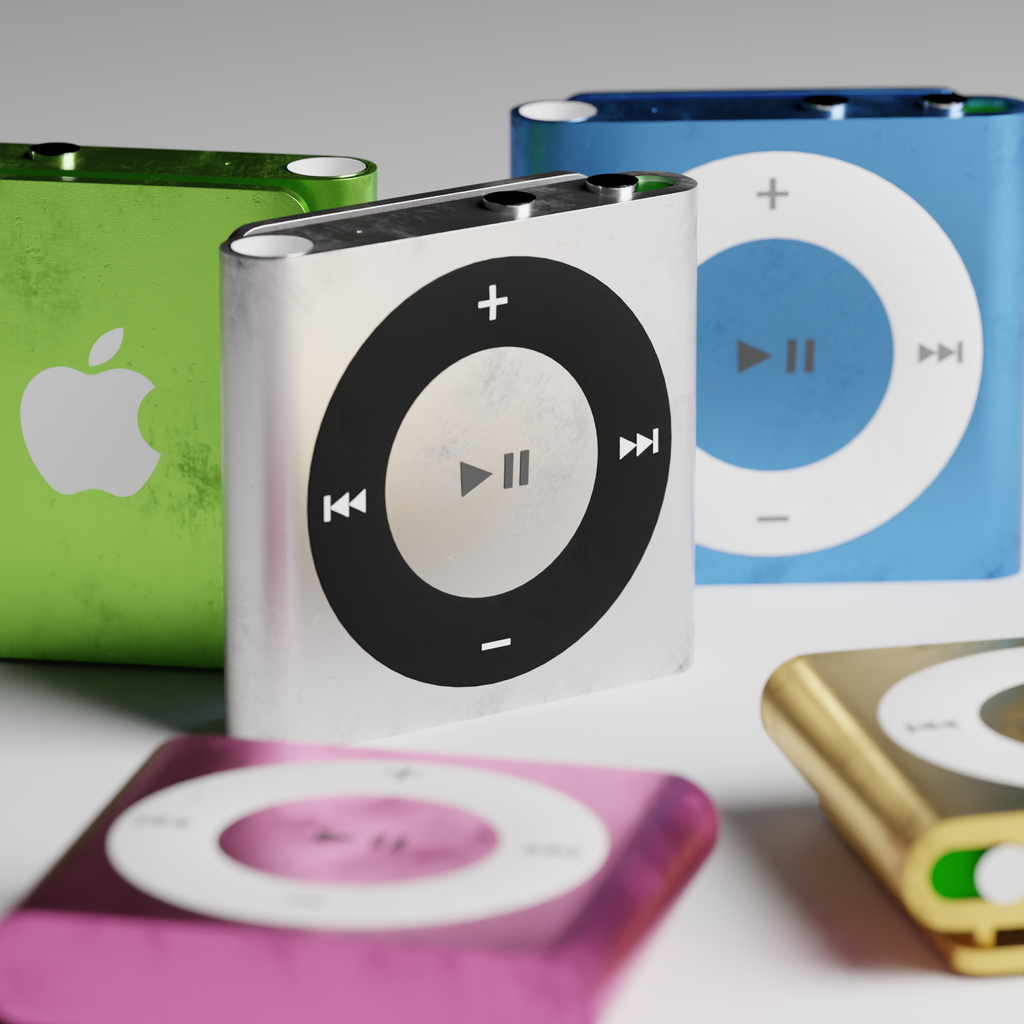 Used IPod Shuffle | Audio Devices models | BlenderKit