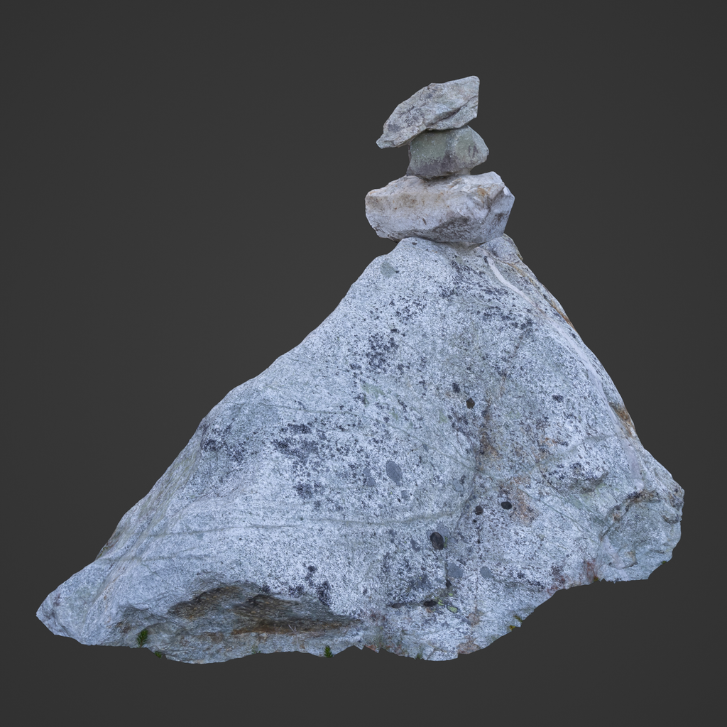 Rock Stack Photoscan | Environment Elements models | BlenderKit