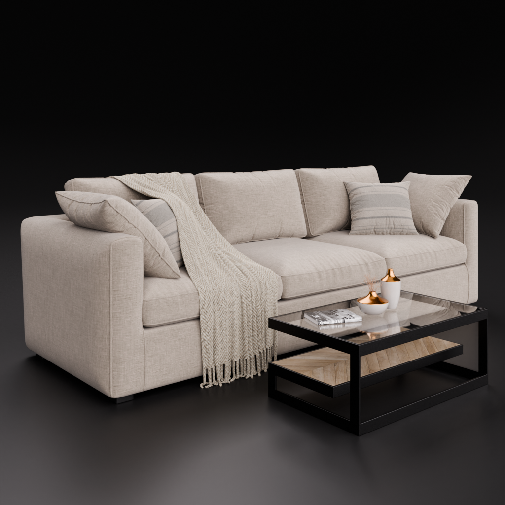 Sofa Easy Living | Sofas models | BlenderKit