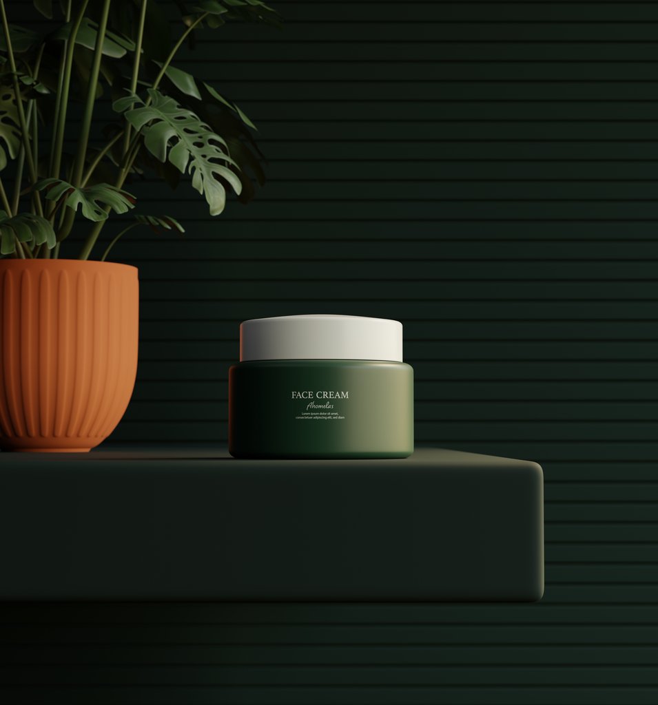 Face cream | Mockup scenes | BlenderKit