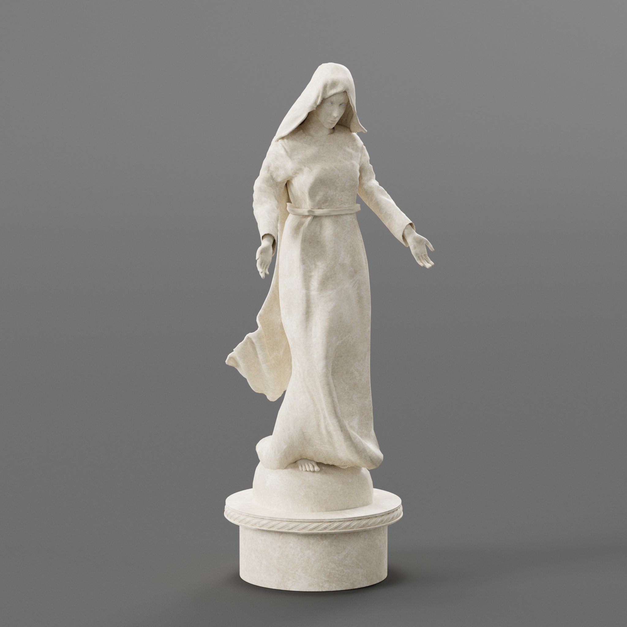 Mary' Statue | Interior Sculptures models | BlenderKit