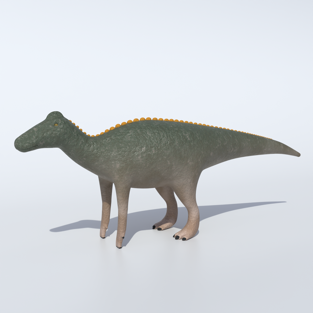 Cartoon Edmontosaurus - | Dinosaurs models | BlenderKit
