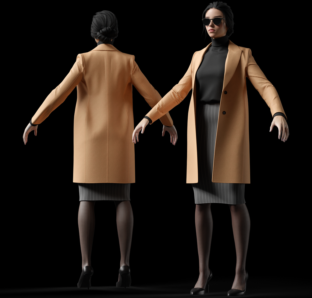 Business Lady. Office Girl. Secretary | Women models | BlenderKit