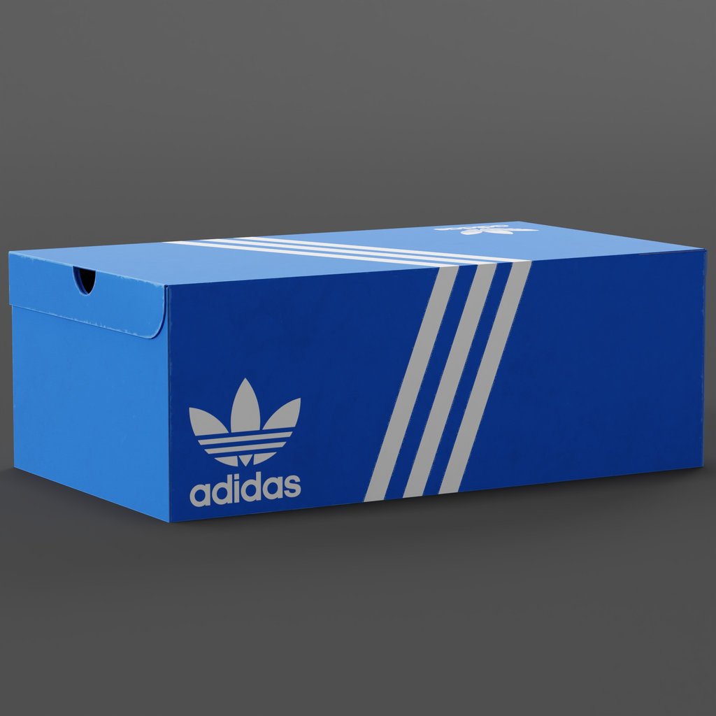 Adidas Shoe Box v1 | Footwear models | BlenderKit