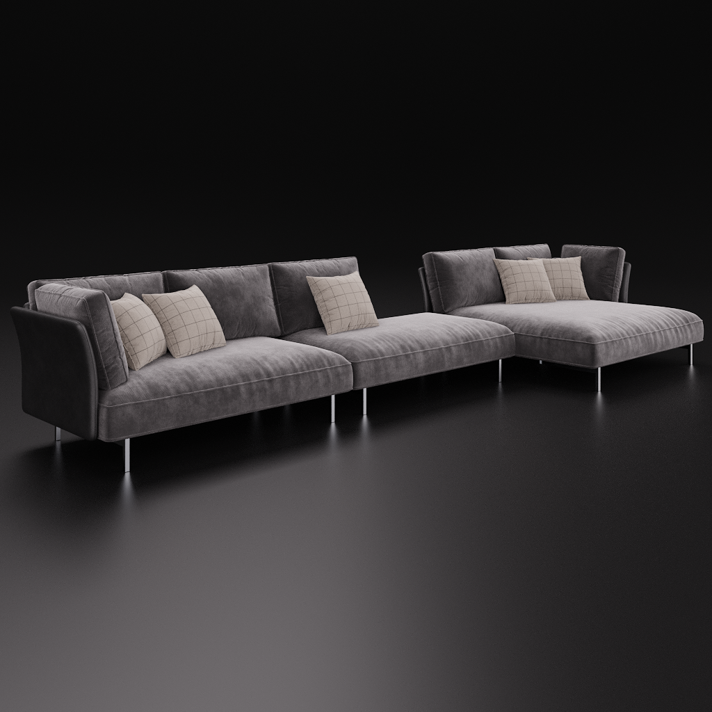 Sofa Air Slim - 2614 | Sofas models | BlenderKit
