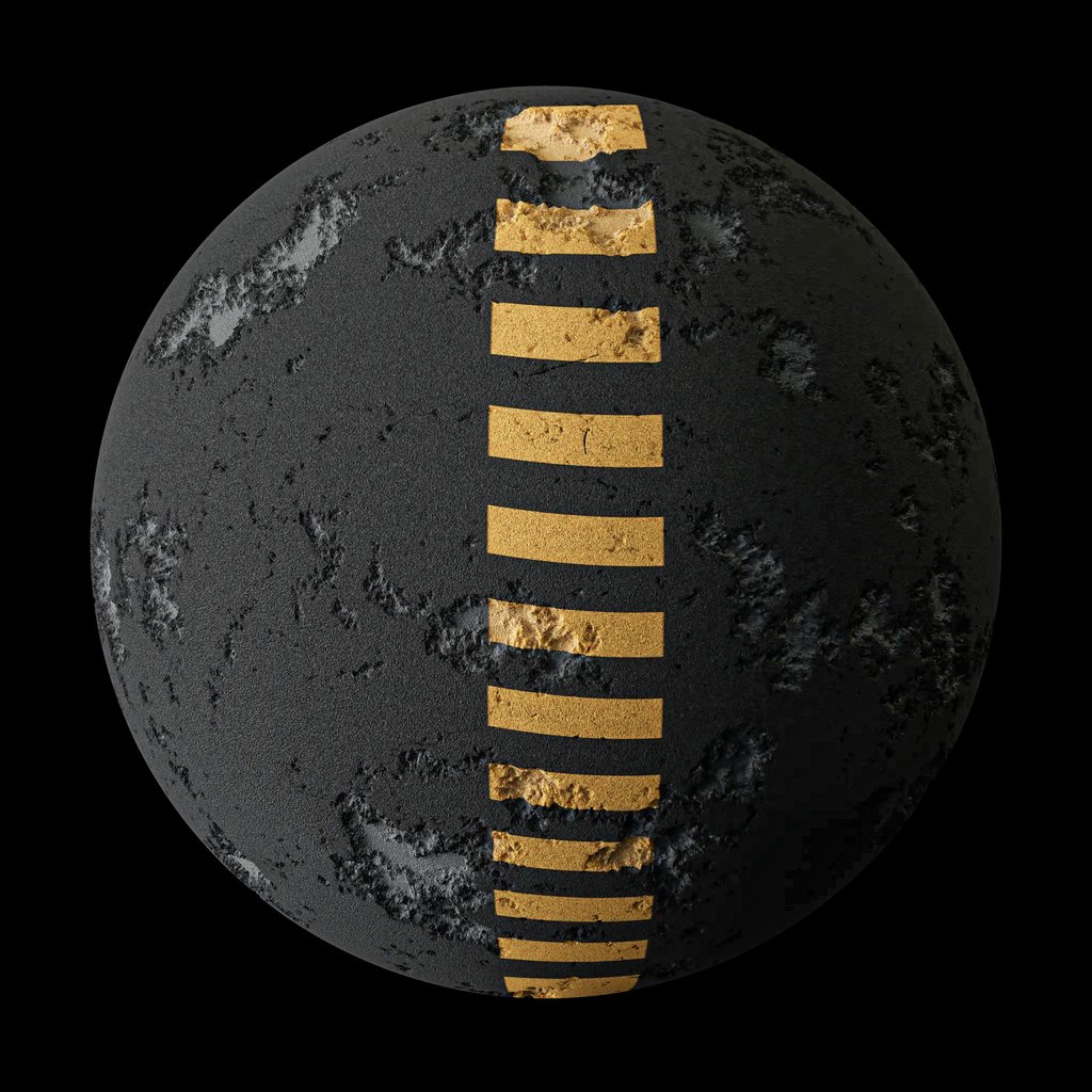 Wet Asphalt PBR Texture | FREE asphalt materials | BlenderKit