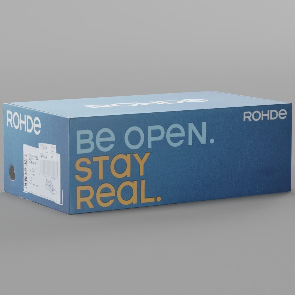 Rohde cardboard box | Containers models | BlenderKit